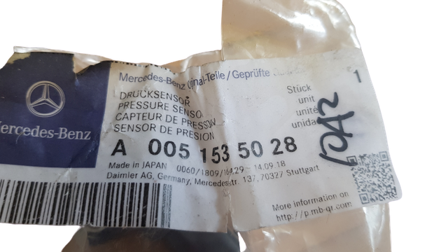 OEM Mercedes-Benz a W176 Air Pressure Sensor A0051535028 Genuine for ...