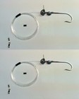 2 Pcs. Ballyhoo Pin Rig with Bait Spring Mustad Stainless Steel 7/0 ...