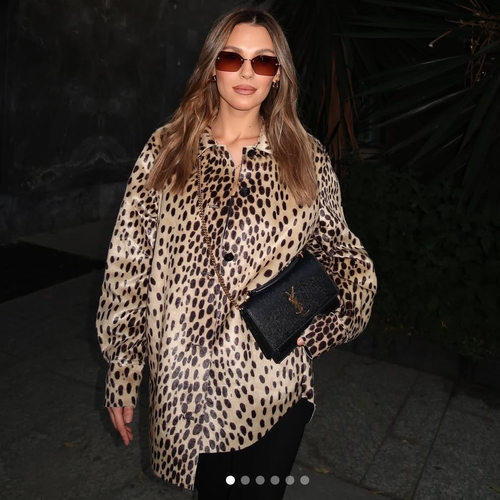 NWT ZARA Faux Fur Animal Print Overshirt Shacket Leopard 1255/806 Size ...