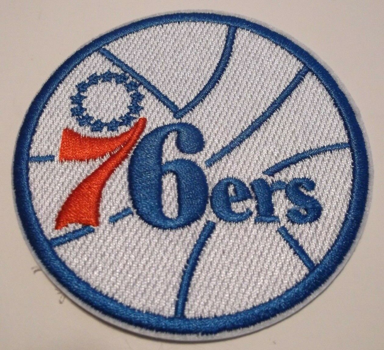 Philadelphia 76ers Embroidered PATCH~3 1/2" Round~Iron Sew On~NBA~Ships ...