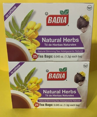 Badia Natural Herbs Slimming Tea. Te De Hierbas Naturales. Adelgazante ...
