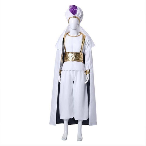 2023 Movie Aladdin Cosplay Prince Ali Halloween Adult Male Costume ...