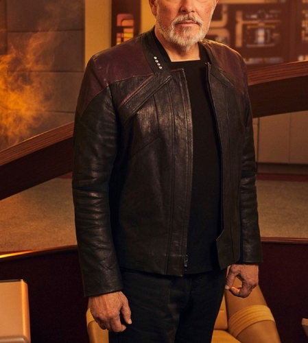 Star Trek Picard Jacket Season 3 Captain Riker Leather Halloween ...