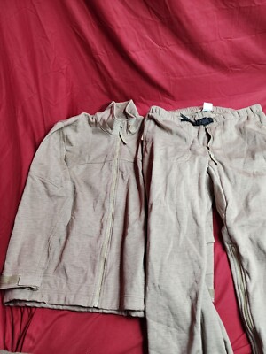 Massif Elements Beige Men Large Tactical Fleece Jacket & Pants Flame ...