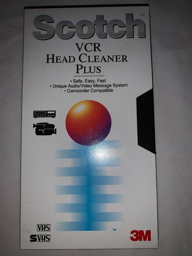 Scotch VCR Head Cleaner Plus | eBay