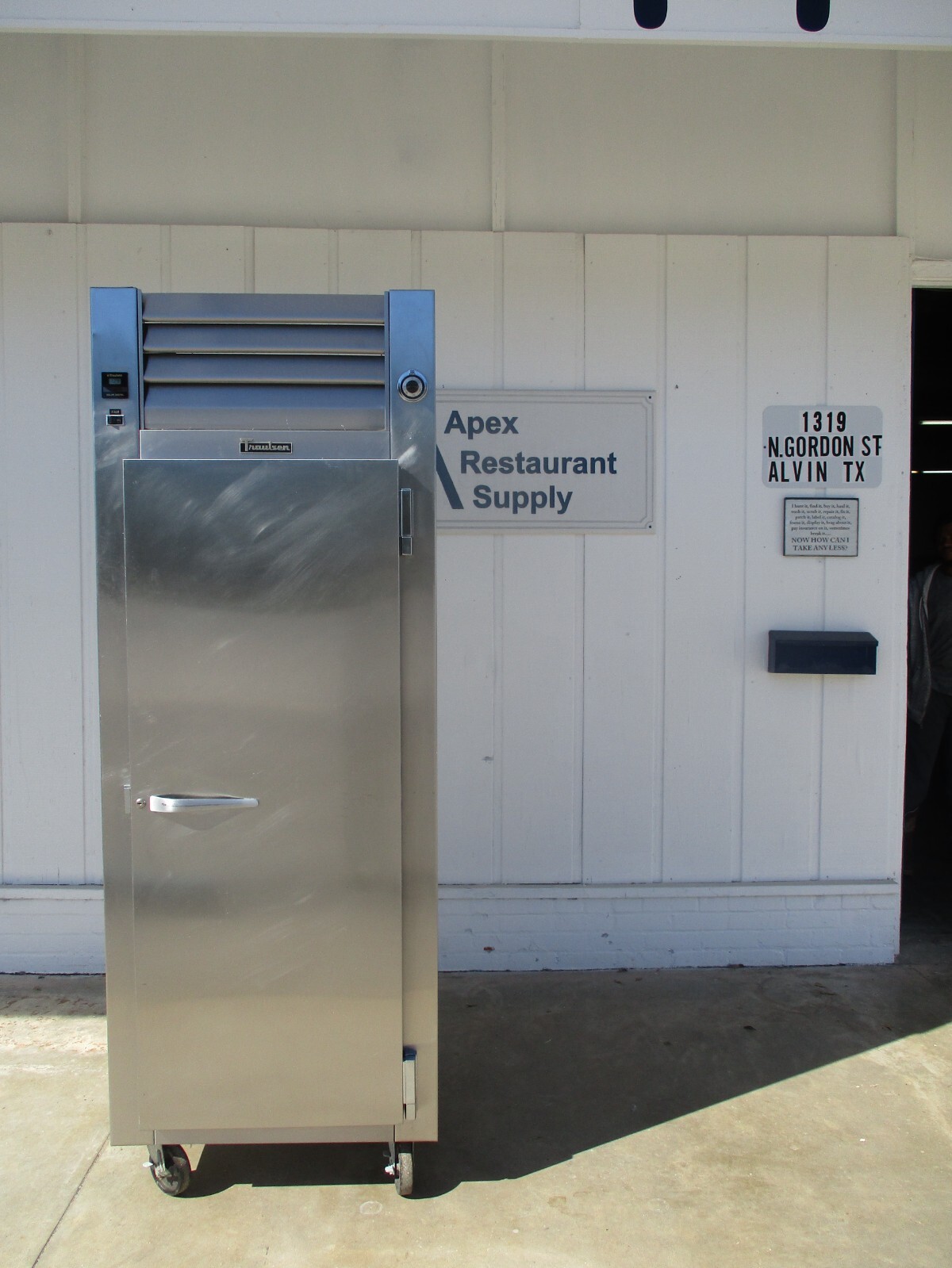 TRAULSEN 1RHF132WP STAINLESS HEATED PASS-THRU WARMING CABINET, 208-240 ...