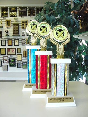 CORN HOLE AWARD TROPHY SET CORNHOLE TROPHIES 1ST-3RD ^ | eBay