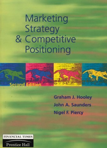 Marketing Strategy And Competitive Positioning, 2nd Ed. 9780133712537 ...