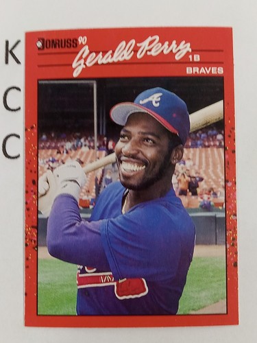 1990 Donruss Baseball Atlanta Braves #153 Gerald Perry | eBay