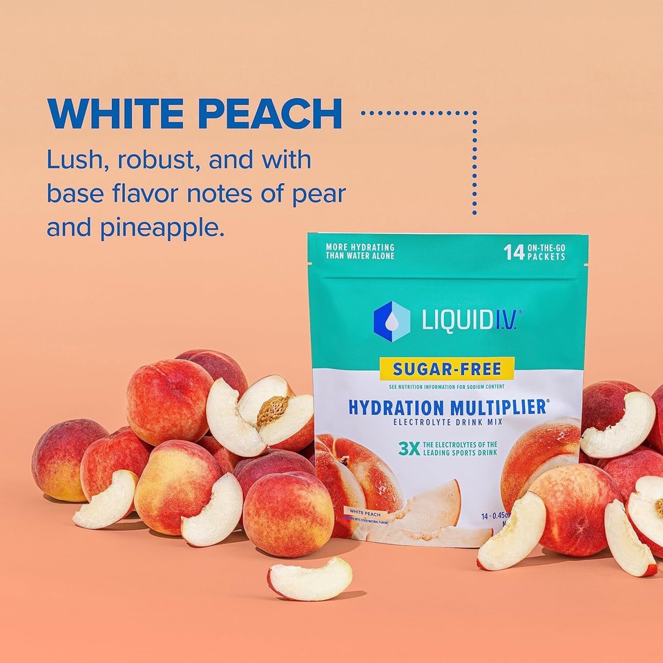 Liquid IV Hydration Multiplier Powder Packets Electrolyte Drink Easy ...