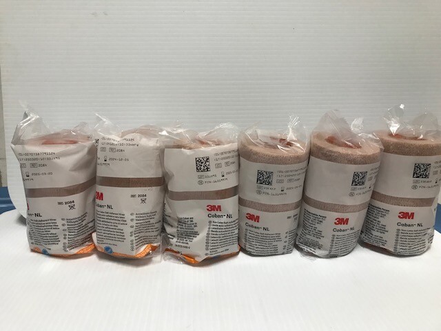 Lot of 6 3M Coban NL Wrap 4" x 5 yards REF 2084 (FC13-4 T0731) | eBay