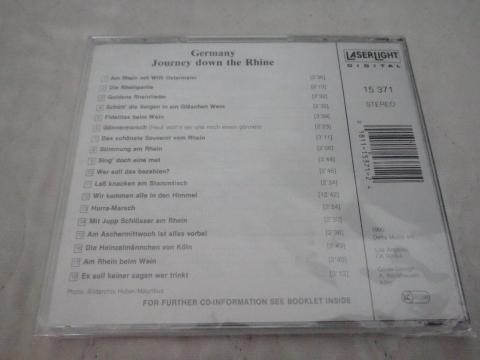 Germany: Journey Down the Rhine by Various Artists (CD, Oct-1990 ...