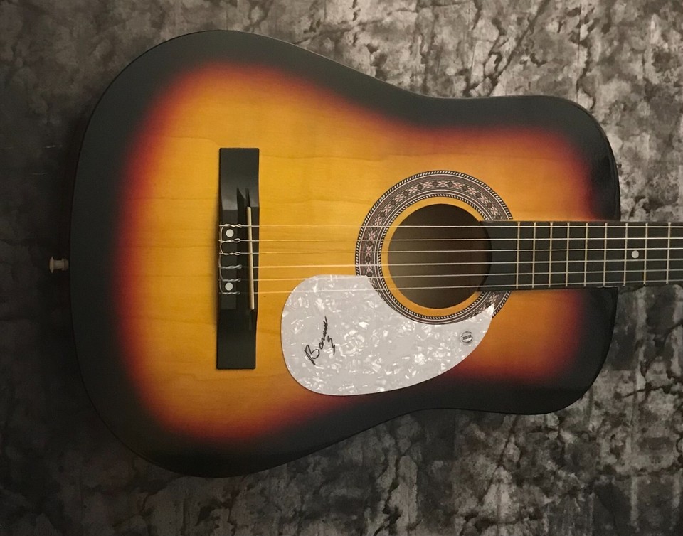GFA Youngbloods Star * LOWELL BANANA LEVINGER * Signed Acoustic Guitar ...