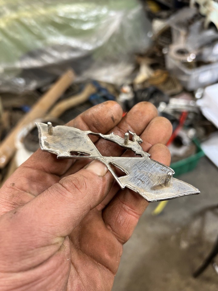 1958 Chevrolet 58 Chevy Impala Rear Quarter Panel Side Emblem Badge ...