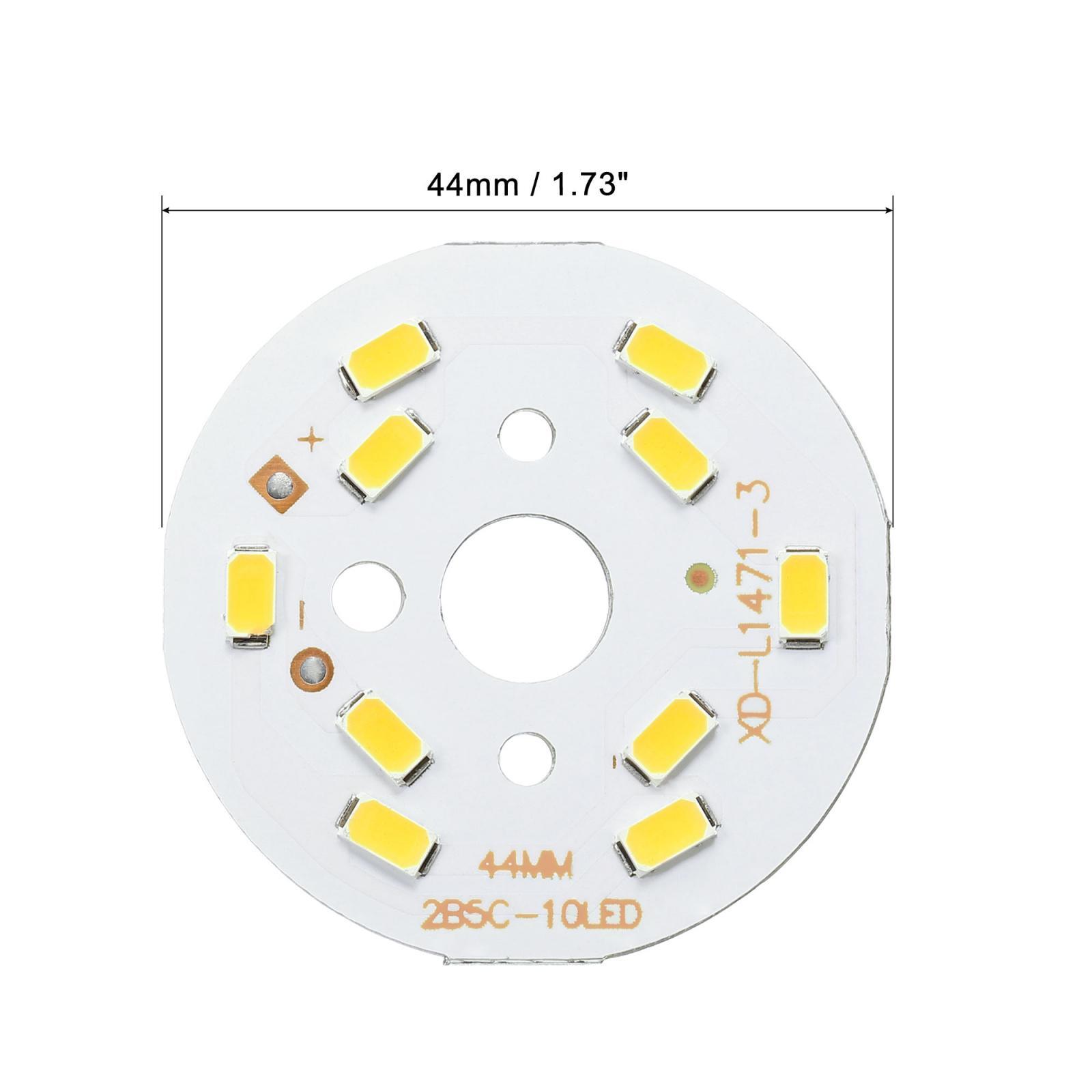 COB LED Light Chip Bead 5W 120lm 4000-4500K 44mm 15-17VDC Natural White ...