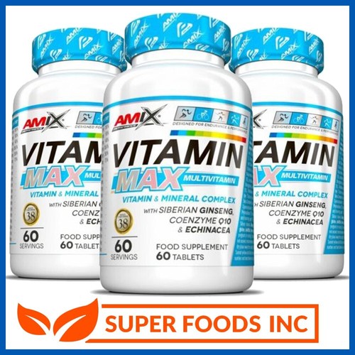 AMIX - Vitamin MAX Multivitamin 60TABS revolutionary mixture of ...