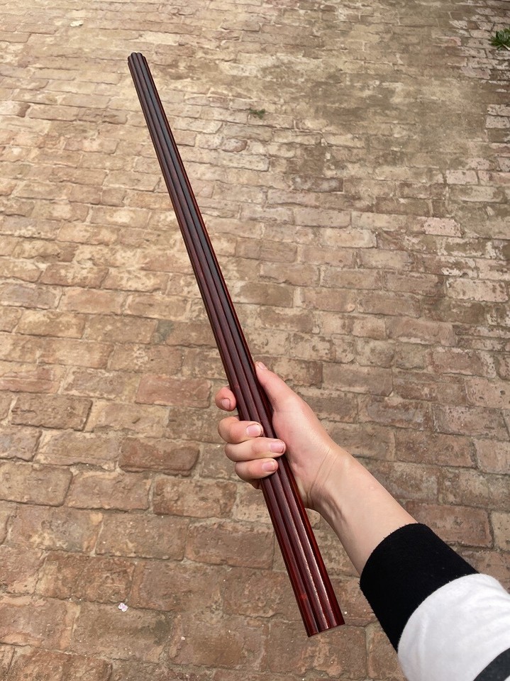 Rosewood Sticks Jo Staff Kungfu Sticks with the Shape of plum blossom ...