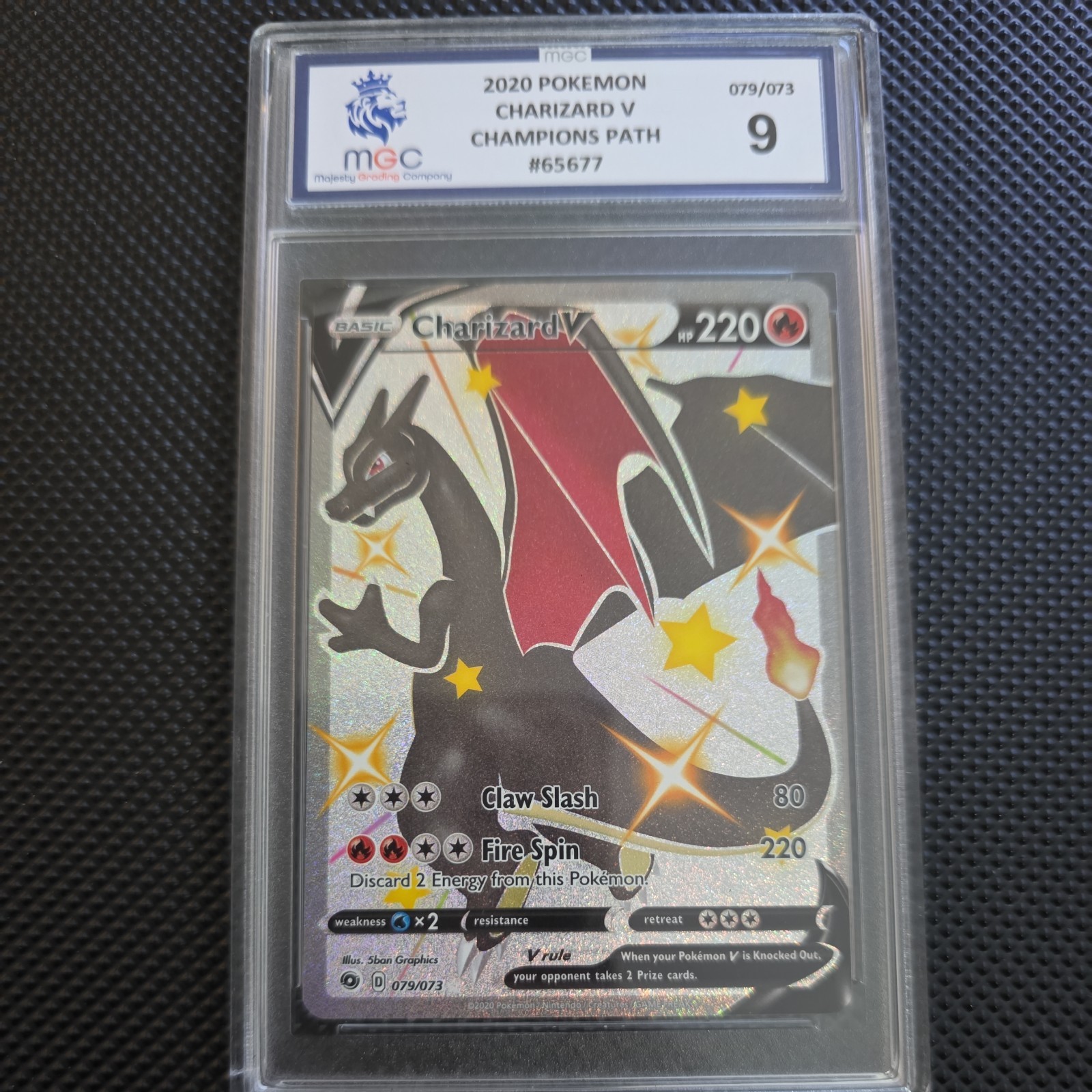 Charizard V 2020 Sword & Shield: Champion's Path #79 Secret Rare (Full ...