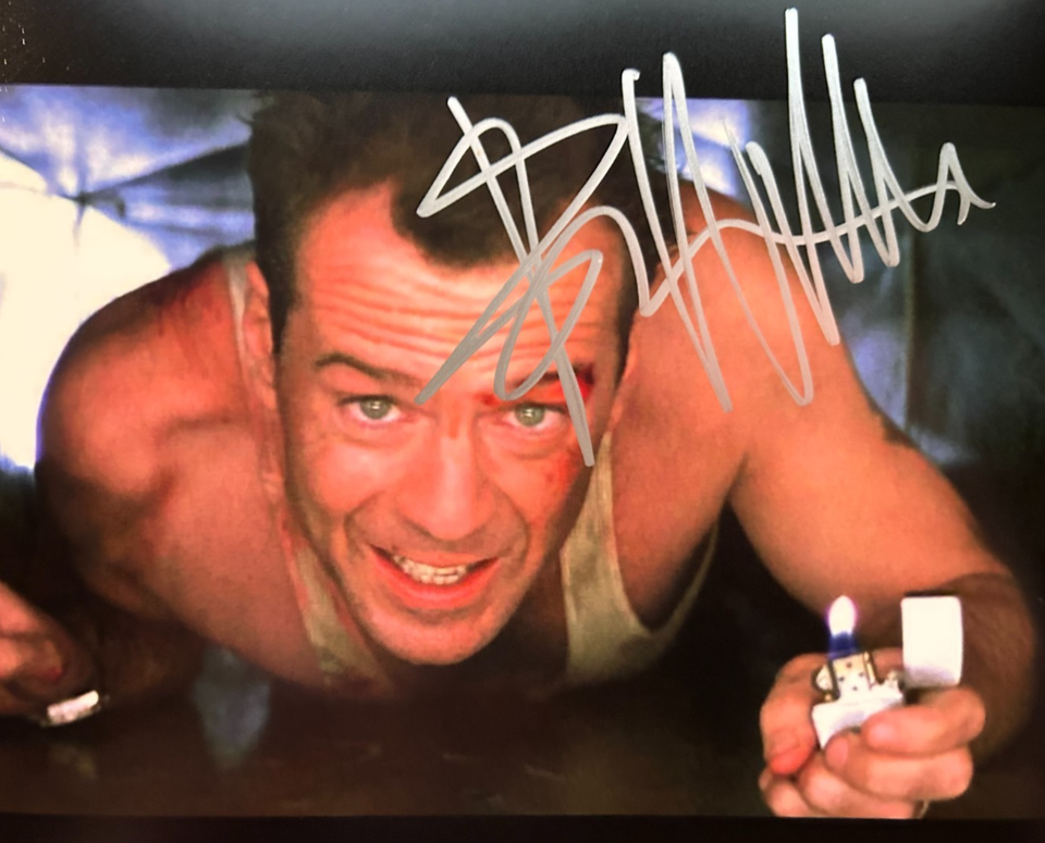 Bruce Willis Signed 8x10" (DIE HARD) Original Authentic Autograph w/COA ...