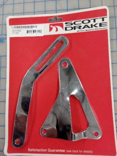 Scott Drake C5ZZ-10145-51-K 1965-1973 Alternator Bracket Set 289 & 302 ...