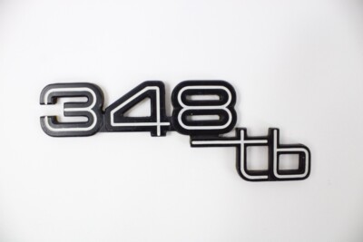 1989-95 Ferrari 348 Spider TB OEM Rear Badge Script Emblem | eBay UK