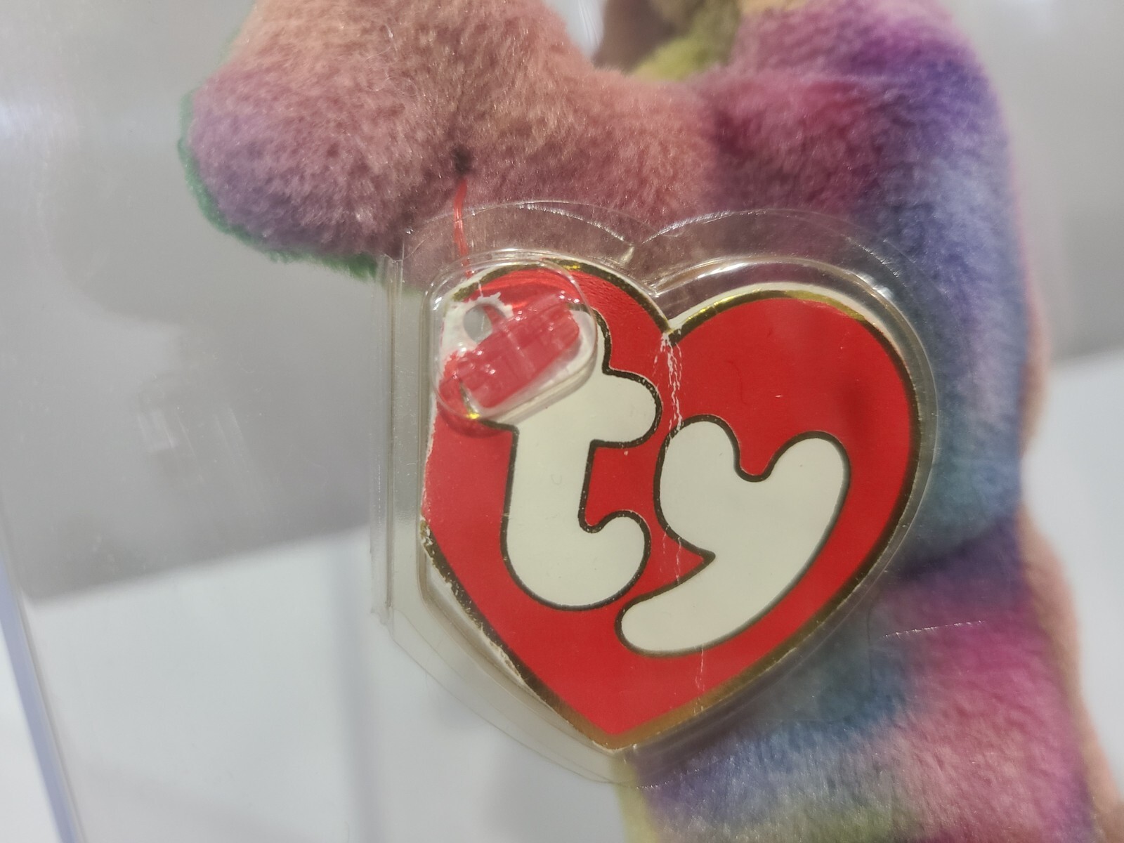 Ty Beanie Baby Babies Rare 3rd 1st Gen Tag Lizzy Tie-Dyed TBB ...