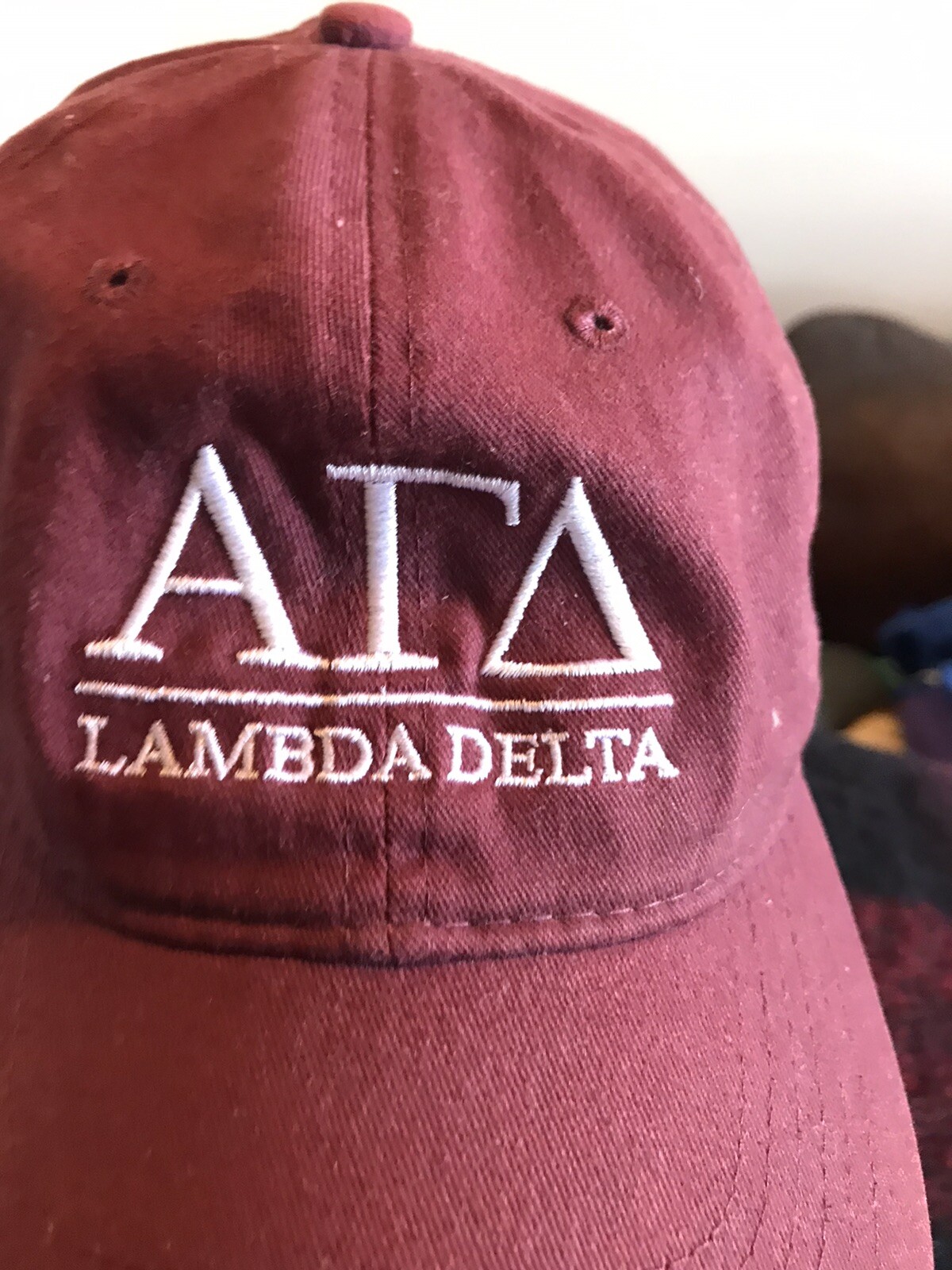 Alpha Lambda DELTA Fraternity Greek Letters Ball Cap… - Gem