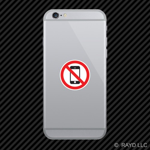 No Cell Phone Zone Cell Phone Sticker Mobile Die Cut | eBay