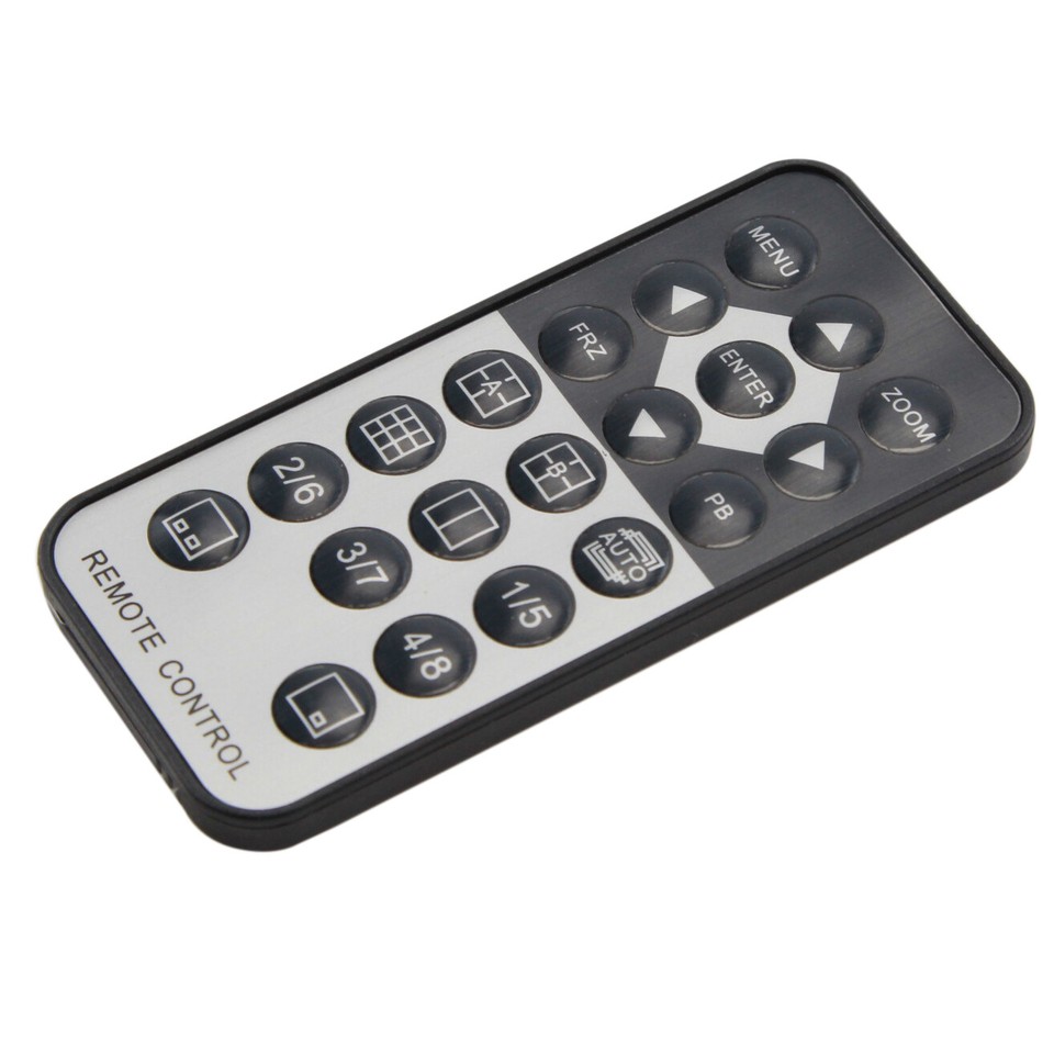 InstallerCCTV Video Quad Color 4CH Multiplexer 2 BNC Output w/ Remote ...