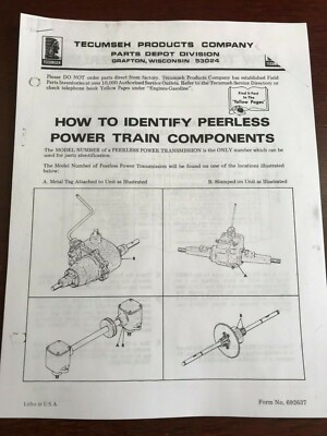Tractor Parts - Peerless Transaxle