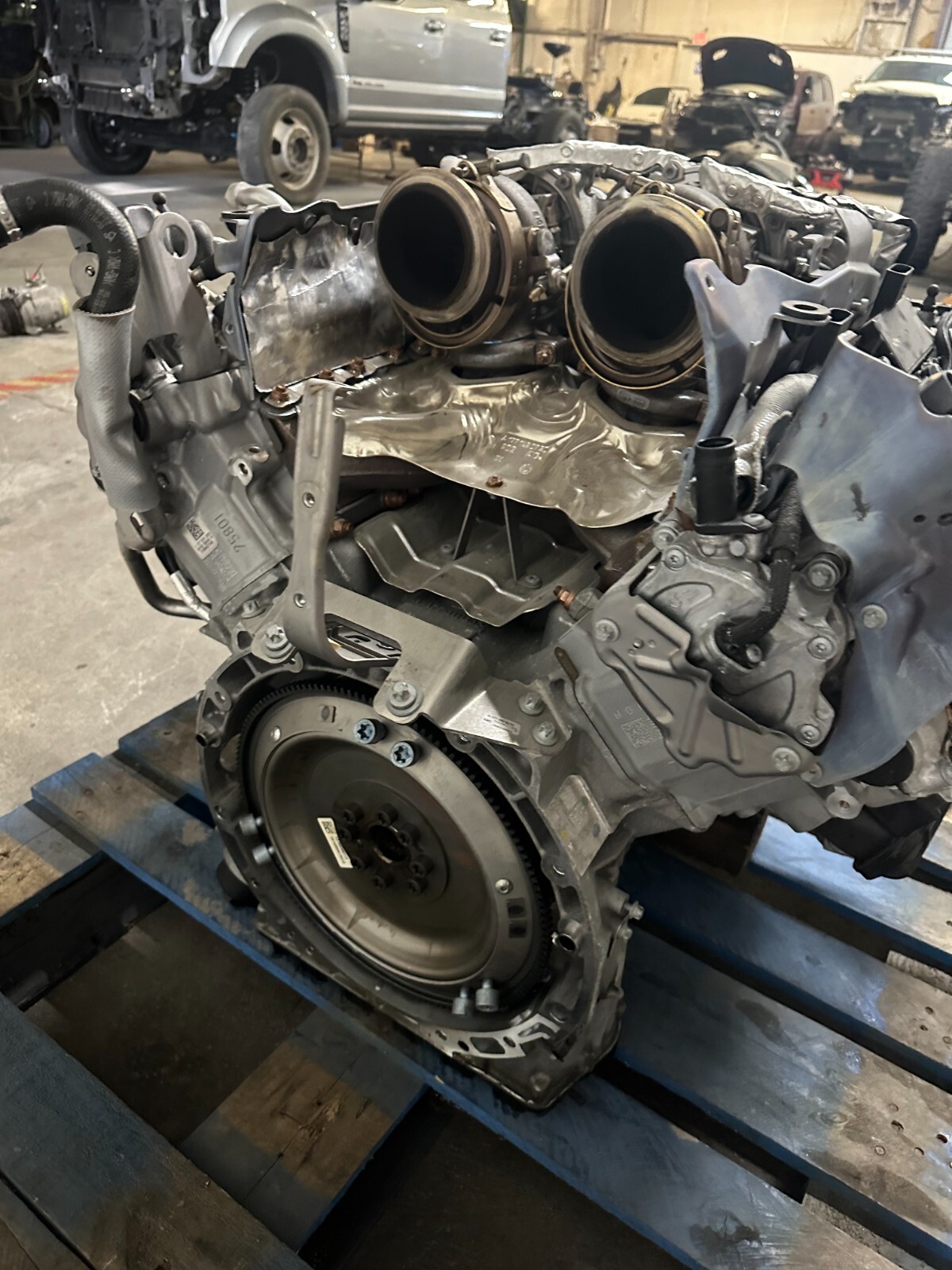 2017 MERCEDES-BENZ C63 AMG C205 4.0L V8 Turbo ENGINE M177 14K MILES OEM ...