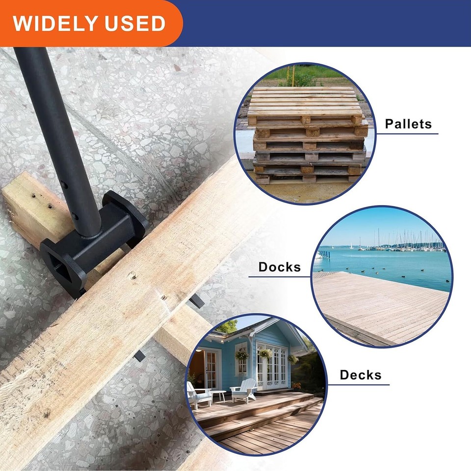 Pallet Buster Tool, Pallet Tool Pry Bar, Heavy Duty Industrial Deck ...