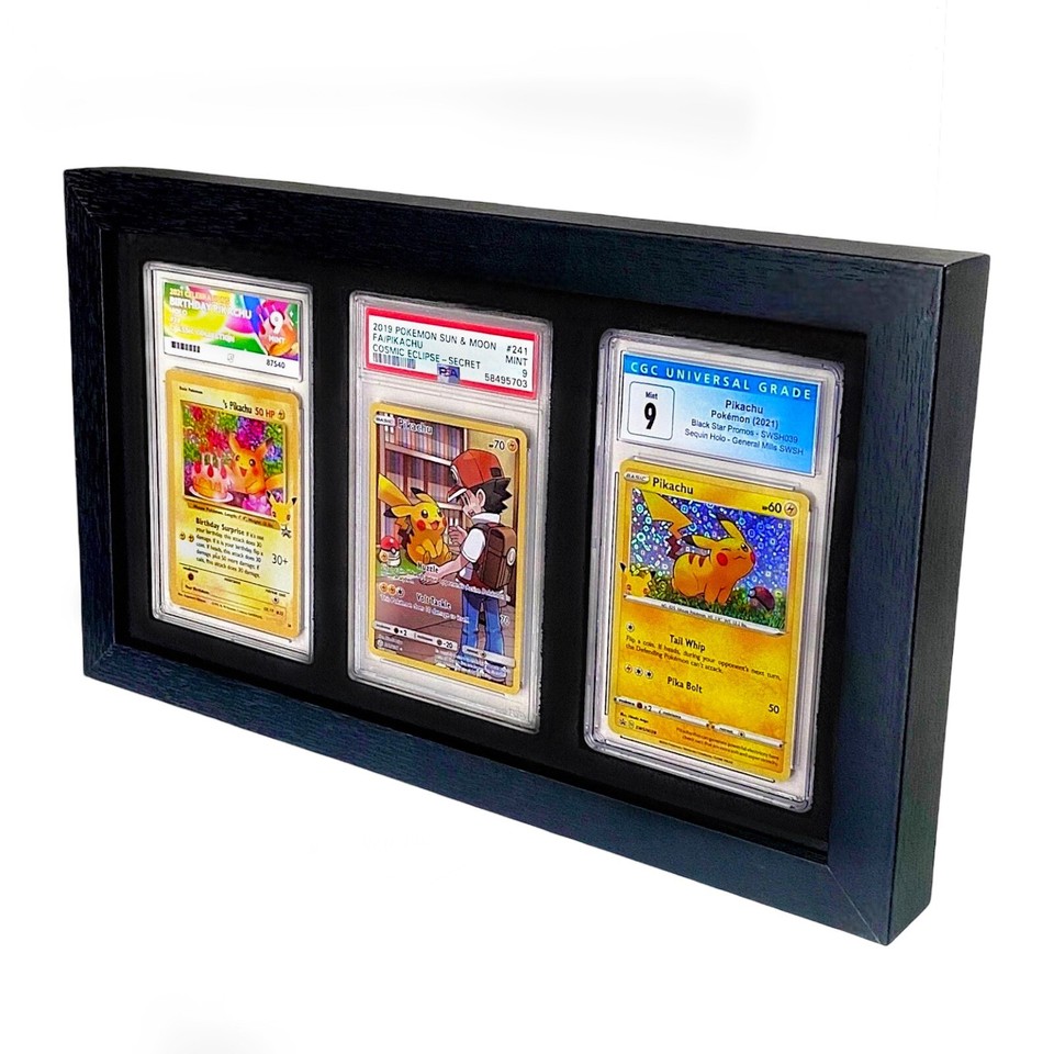 Card Display Frame Wall Mountable PSA CGC Beckett ACE Pokemon TCG ...