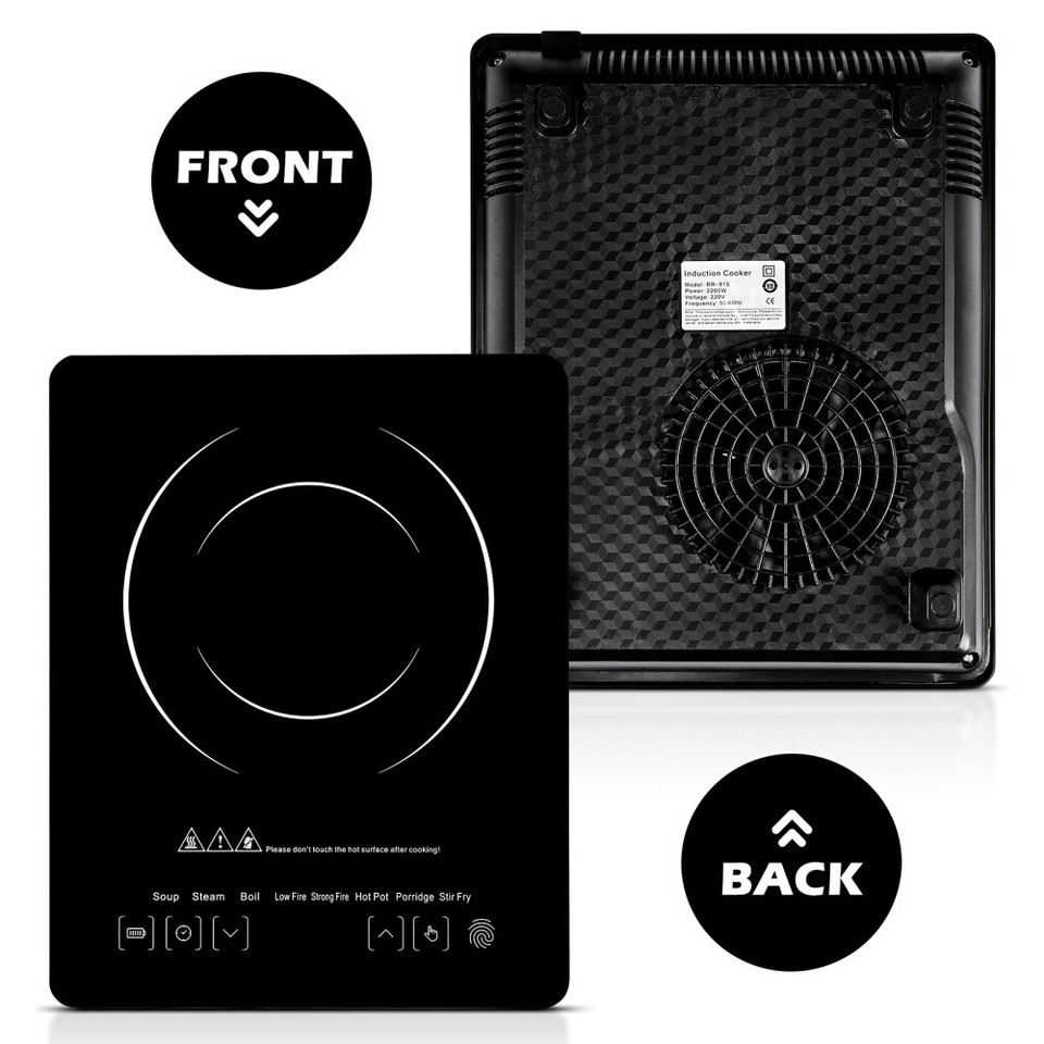 Single Induction Hob Electric Cooker Hot Plate Portable Hob Touch ...
