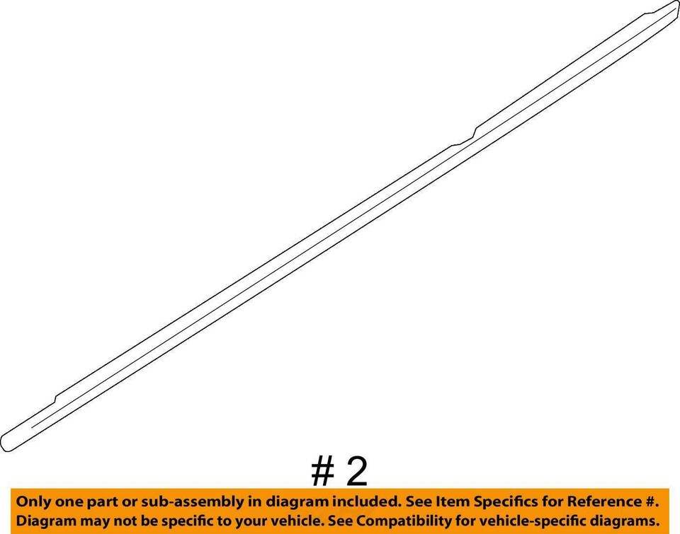 BMW OEM 19-24 330e xDrive Rear Door Exterior Trim-Belt Molding ...