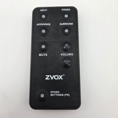 Zvox Multi Level Remote Control for AccuVoice TV Speakers & Soundbars ...