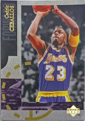 Cedric Ceballos NBA 1994-95 Upper Deck #SE131 Special Edition Foil LA ...