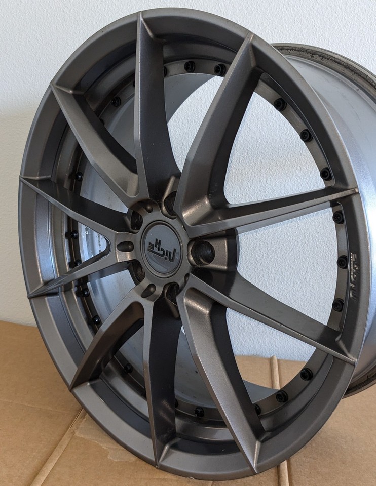 Niche M197 sector 19 x 8.5 5 x 114.3 (5 x 4.5) 35MM Anthracite Gray | eBay