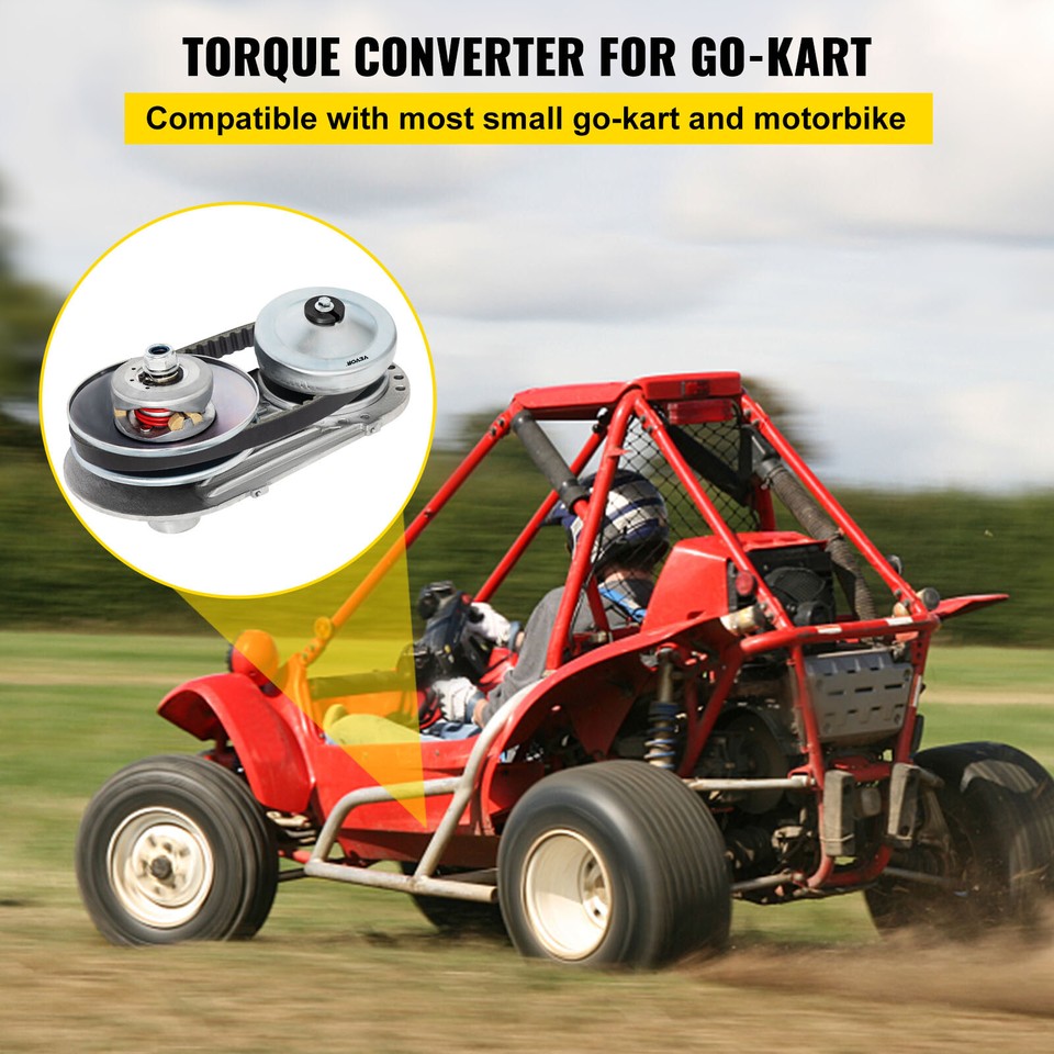 VEVOR Go Kart Torque Converter Kit 3/4" 10T Heavy Duty Comet TAV2 30-75 ...