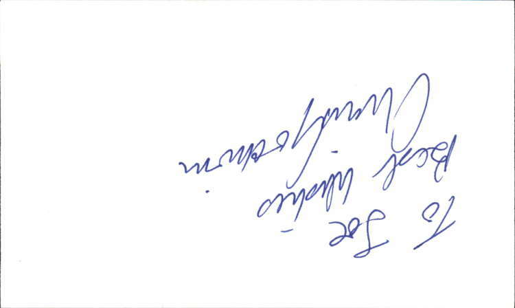 Christopher Godwin Actor Signed 3" x 5" Index Card | eBay