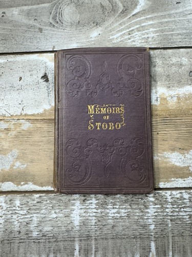 1854 Antique French & Indian War Book "Memoirs of Major Robert Stobo ...