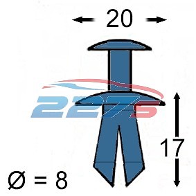 20x Mercedes Sprinter & Vito Wheel Arch Lining Trim Clips & Rear Door ...