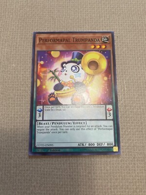 Yu-Gi-Oh! permapal trumpanda mint common 1st ed COTD-EN095 | eBay