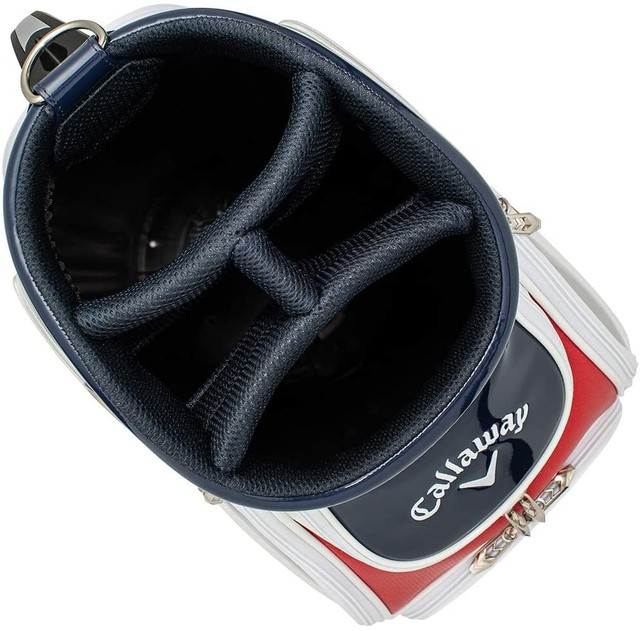 Callaway Golf Men's Caddy Bag CRT EXIA 9.5 x 47 in 3.6kg White Navy Red ...