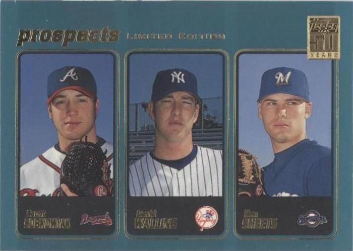 2001 Topps - Prospects Ben Sheets, David Walling, Scott Sobkowiak #364 ...