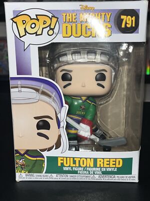 Funko Pop! Fulton Reed #791 - The Mighty Ducks. Minor Box Damage- Check ...