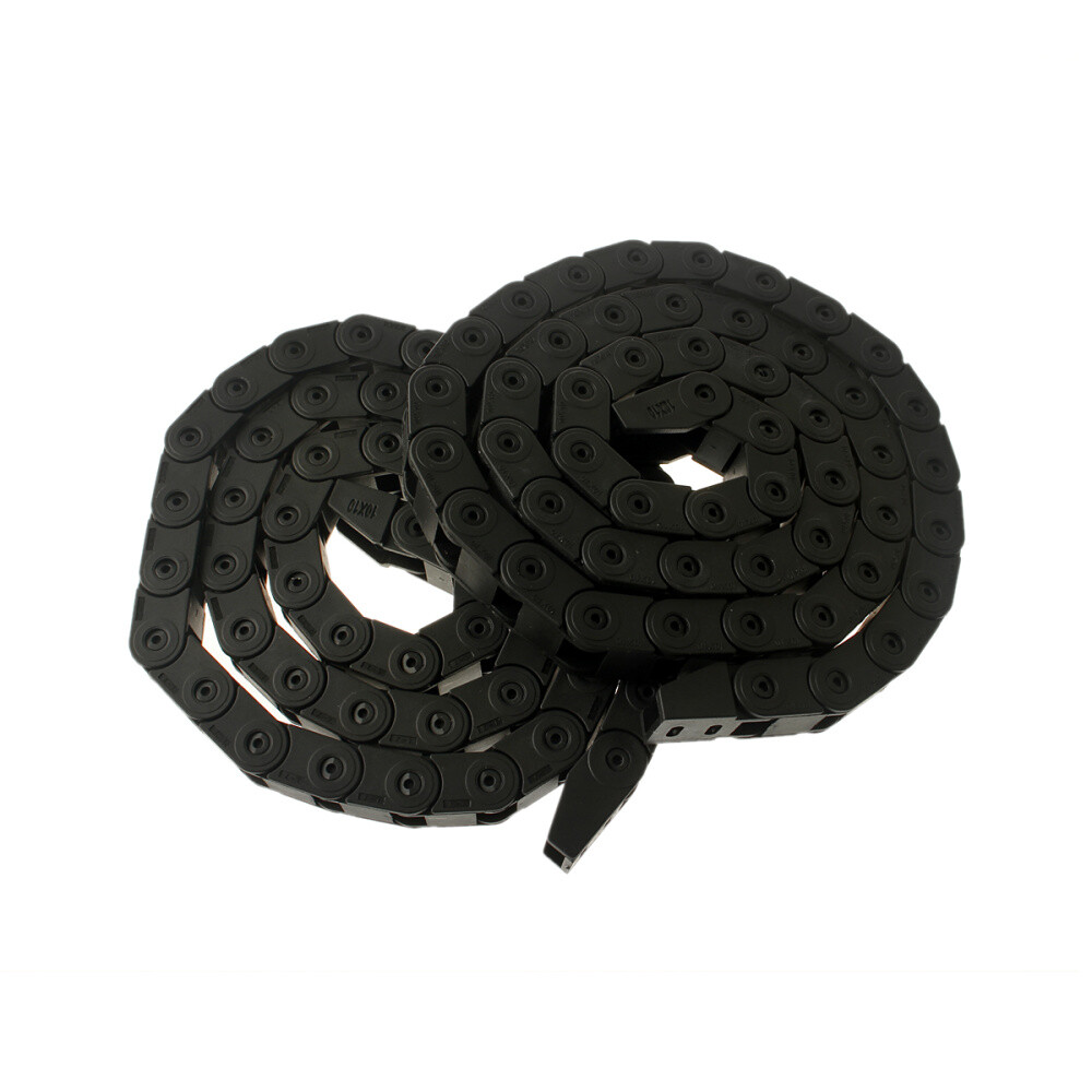 1m 10x10/20mm R18 Cable Drag Chain Wire Carrier for CNC Router Machine ...