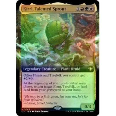 Foil Kirri, Talented Sprout (extended Art) X4 Outlaws Of Thunder ...
