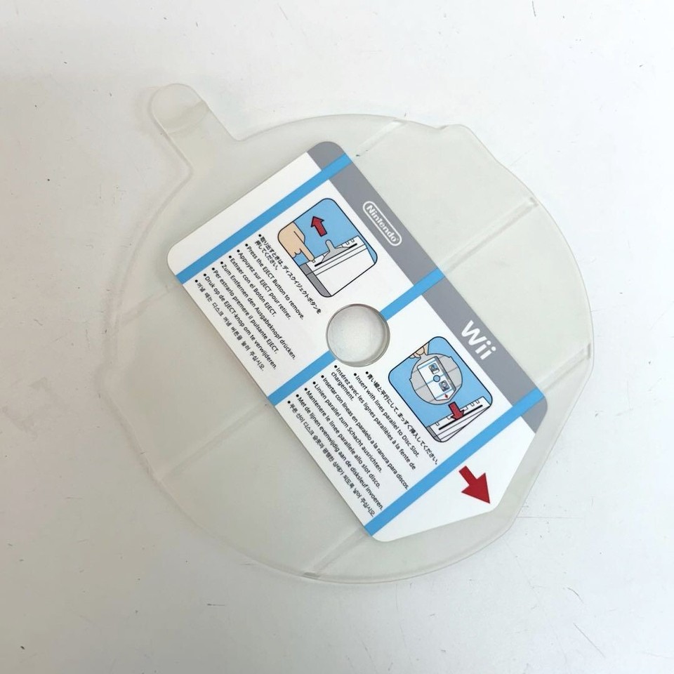 Wii Lens Cleaner Kit with Liquid Nintendo Official Game Disc Style ...