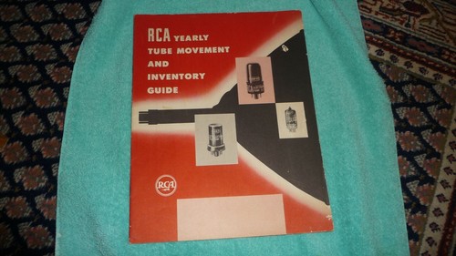 #1/4 VTG Ephemera 1950`s UNUSED RCA Tube Movement & INVENTORY Guide | eBay